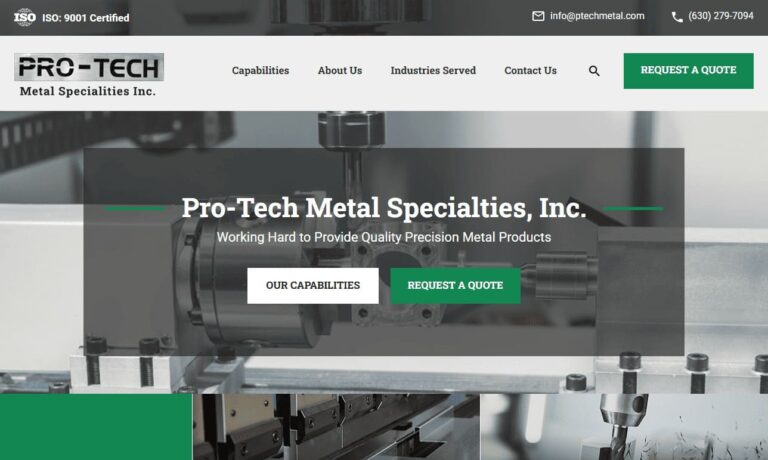 Pro-Tech Metal Specialties, Inc. | Metal Fabricator